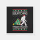 Christmas Bigfoot Squatching Through The Snow Napkins | Zazzle