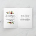 Christmas Blessings Lord Bless You Bible Verse Holiday Card | Zazzle