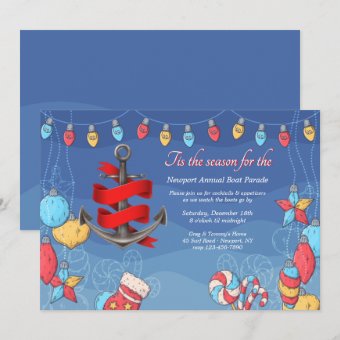 Christmas Boat Parade Invitation | Zazzle