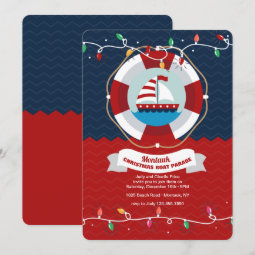 Christmas Boat Parade Invitation | Zazzle