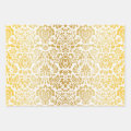 Christmas Brocade Trio Wrapping Paper Sheets | Zazzle