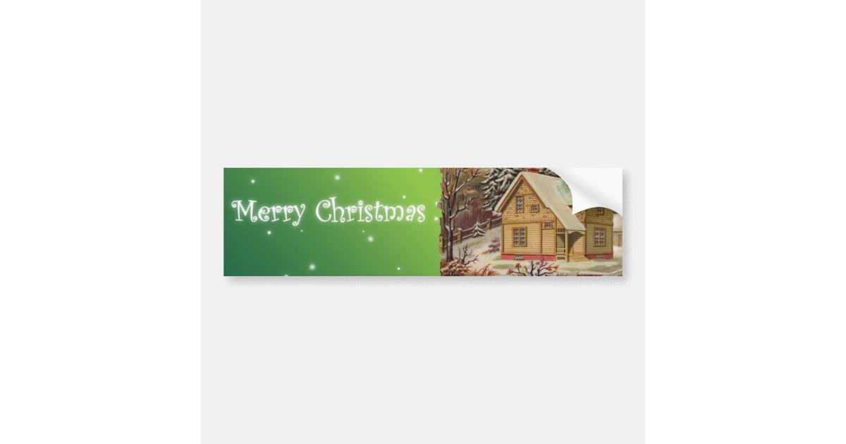 Christmas Bumper Sticker | Zazzle