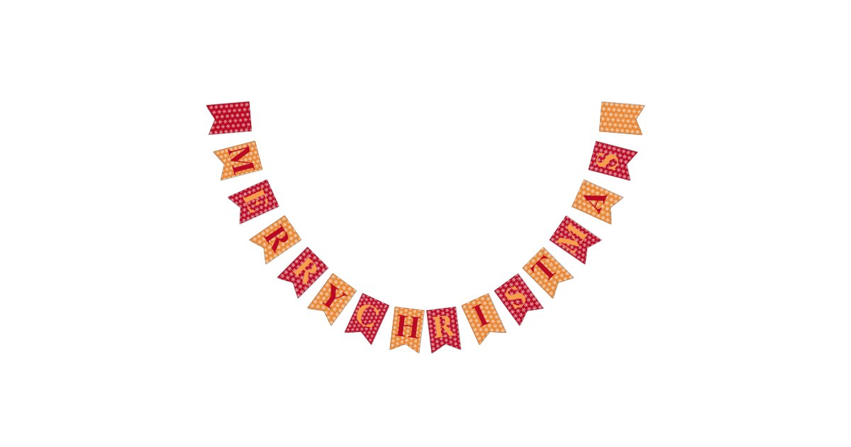 Christmas bunting flags | Zazzle