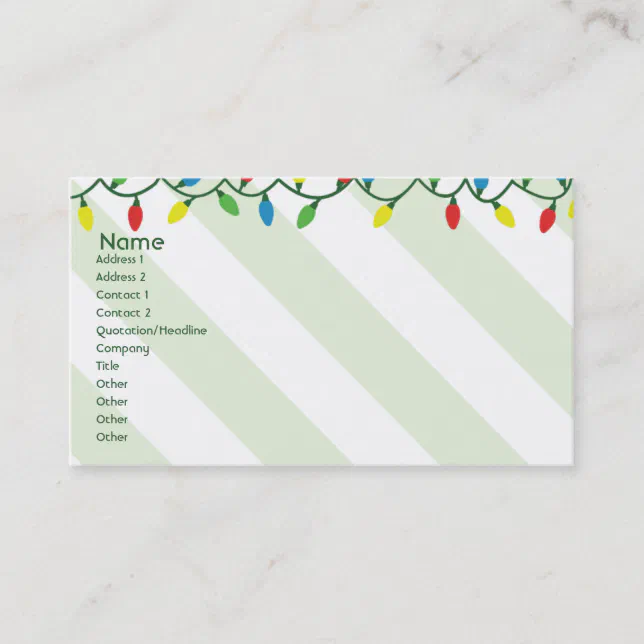 Christmas - Business Business Card | Zazzle