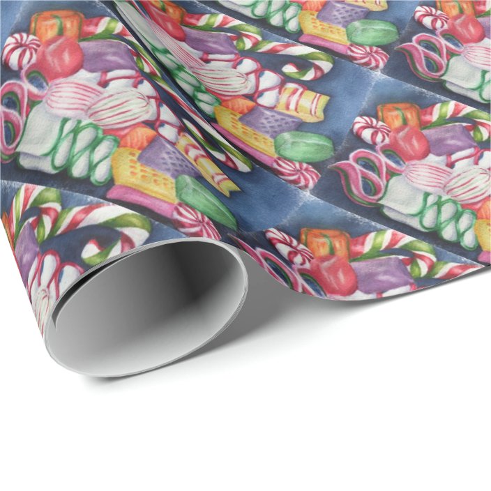 Christmas Candy Wrapping Paper | Zazzle.com