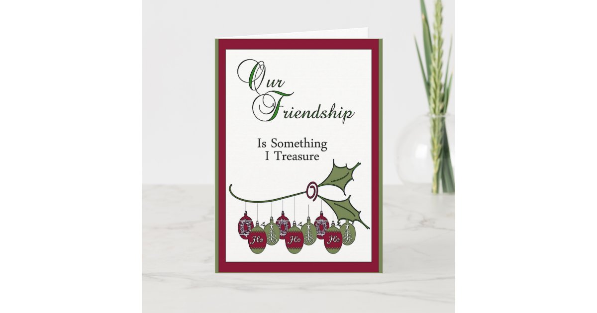 Christmas Card for Friend | Zazzle