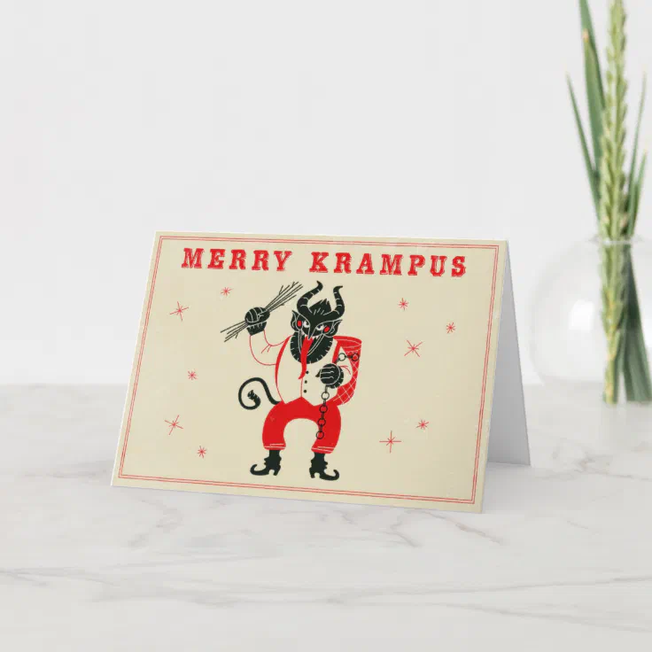 Christmas Card - Krampus | Zazzle