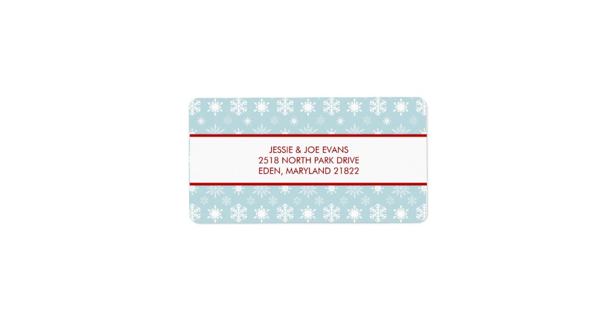 Christmas Card Mailing Address Labels | Zazzle
