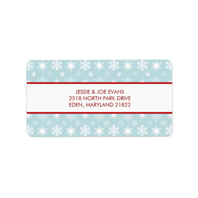 Christmas Card Mailing Address Labels | Zazzle