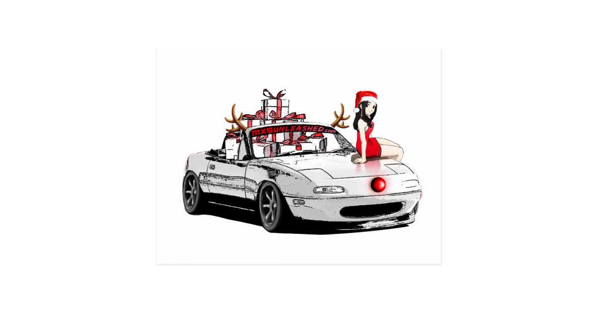 Christmas Card MX5 Miata | Zazzle.com