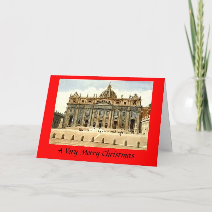 Christmas Card - Rome, Vatican | Zazzle