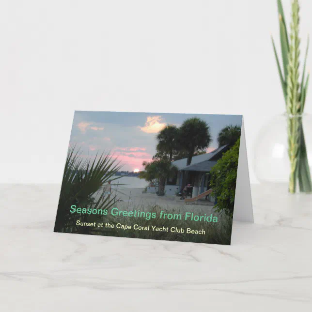 Christmas Card - Seasons Greetings from Florida | Zazzle