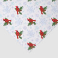 Christmas Cardinal pattern tissue paper | Zazzle
