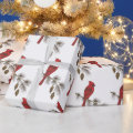 Christmas Cardinals Wrapping Paper | Zazzle