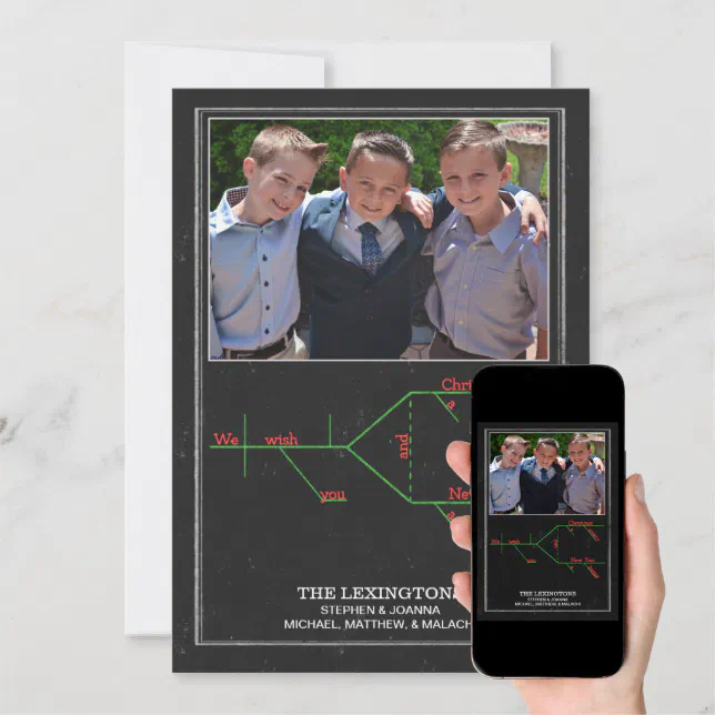 Christmas Carol Grammar Diagram Holiday Photo | Zazzle