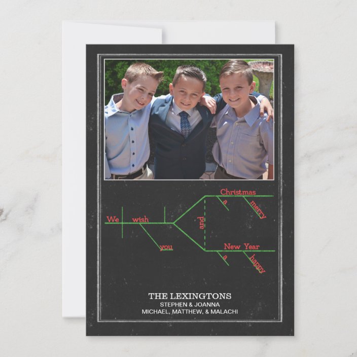 Christmas Carol Grammar Diagram Holiday Photo | Zazzle.com