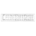 Christmas Carol Sheet Music Short Table Runner | Zazzle