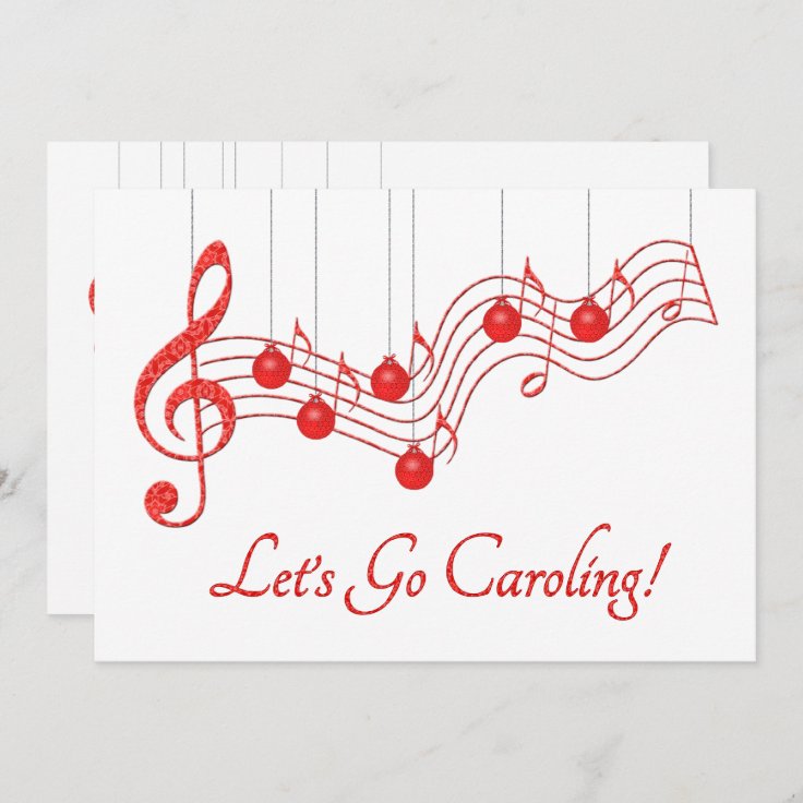 Christmas Caroling Party Invitation | Zazzle