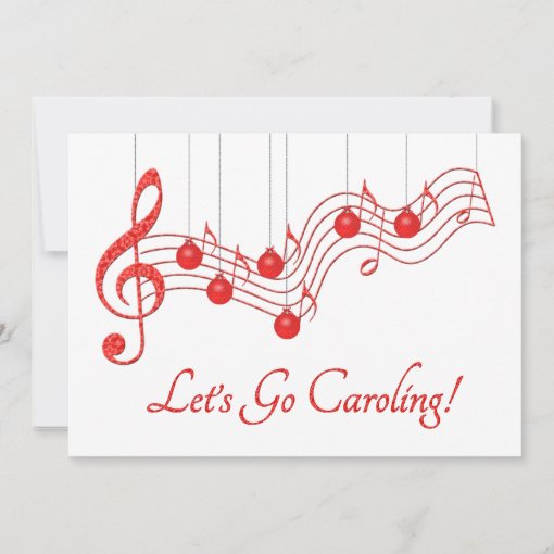 Christmas Caroling Party Invitation | Zazzle