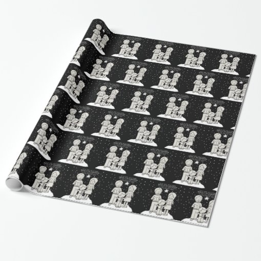 Christmas Caroling Wrapping Paper | Zazzle