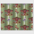 Christmas Carousel Wrapping Paper | Zazzle