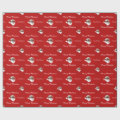 Christmas cartoon with Santa Clause Wrapping Paper | Zazzle