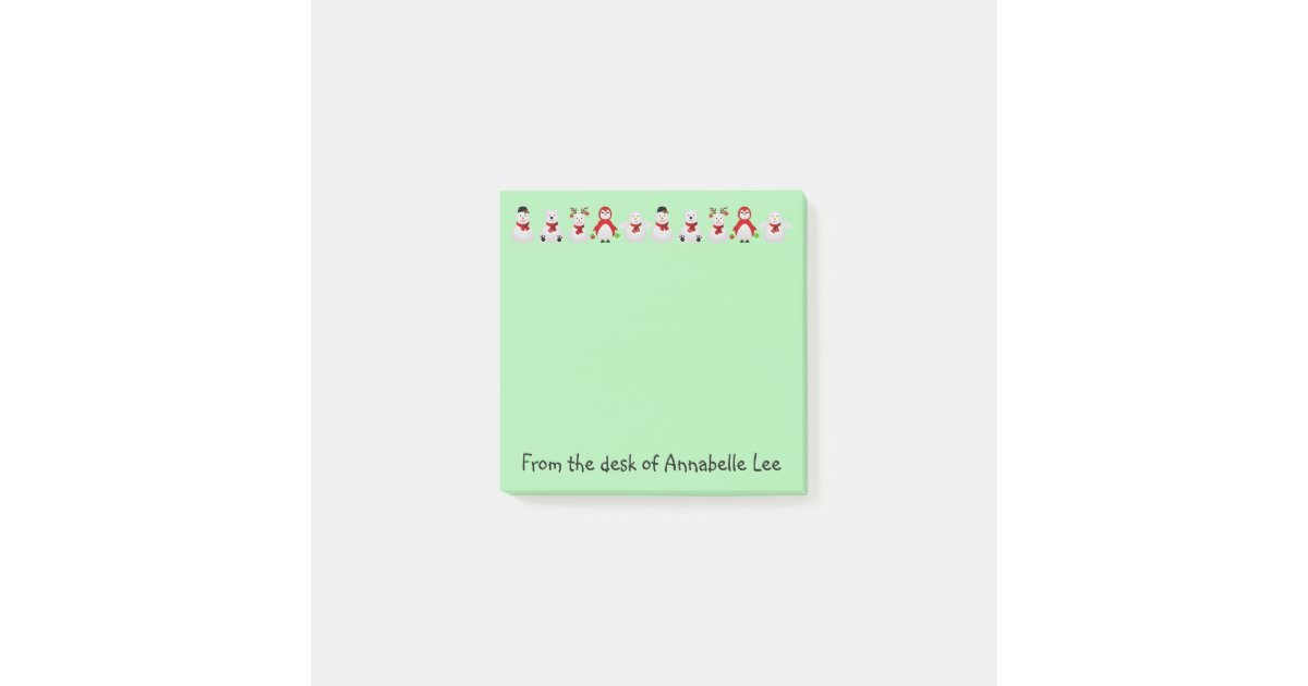 Christmas Characters Post-it Notes | Zazzle