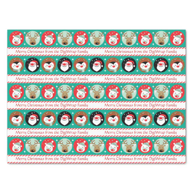 Christmas Characters Tissue Paper | Zazzle