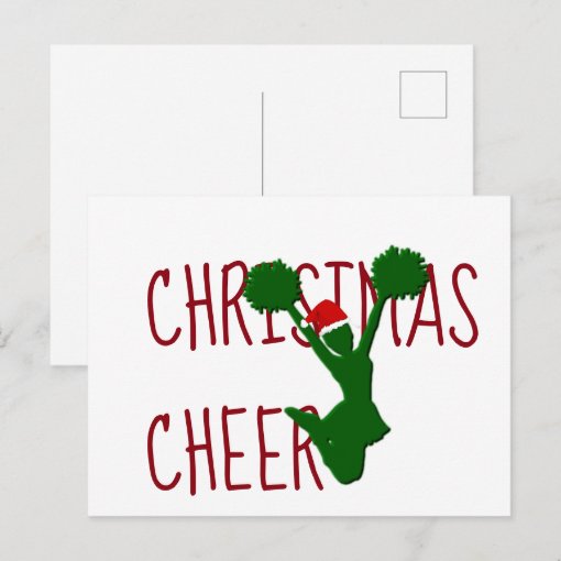 Christmas Cheer Cheerleader Holiday Spirit | Zazzle