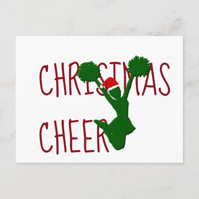 Christmas Cheer Cheerleader Holiday Spirit | Zazzle