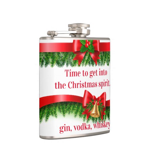 Christmas Cheer Flask | Zazzle
