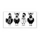 Christmas Chickens Tangled in Lights Rubber Stamp | Zazzle