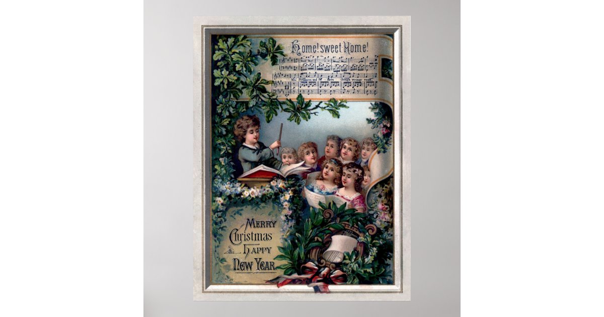 Christmas Choir Poster | Zazzle