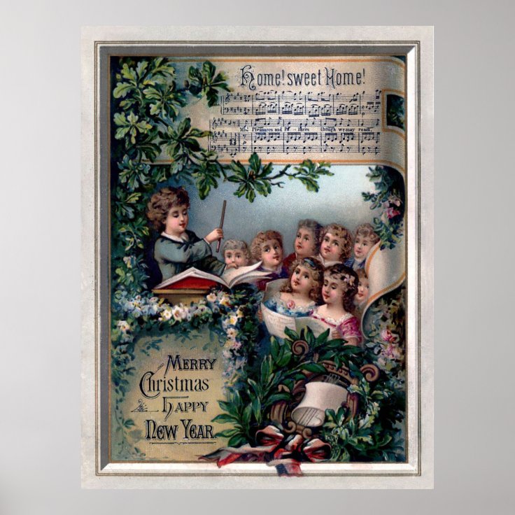 Christmas Choir Poster | Zazzle