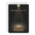 Christmas Christian Manger Greeting Holiday Card | Zazzle