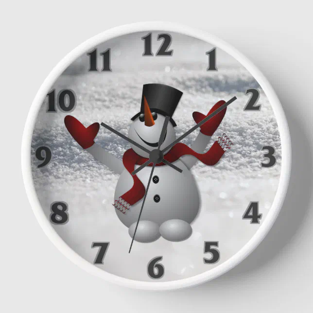 Christmas clock | Zazzle