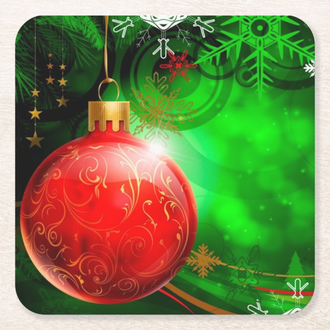 Christmas Coasters | Zazzle