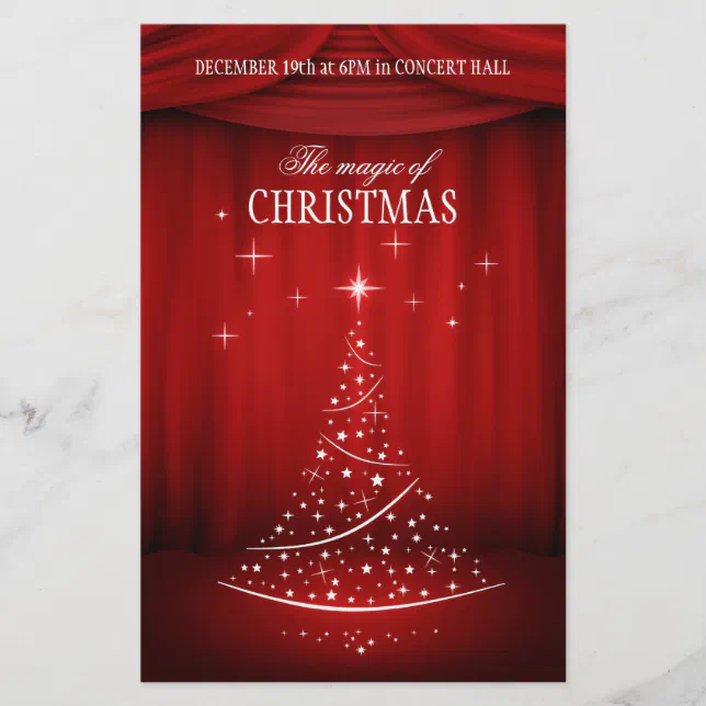 Christmas Concert flyer | Zazzle