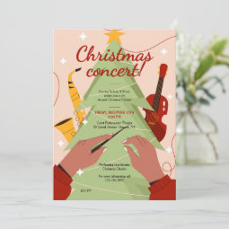 Christmas Concert Invitation | Zazzle
