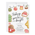 Christmas Cookie Baking Party Invitation | Zazzle