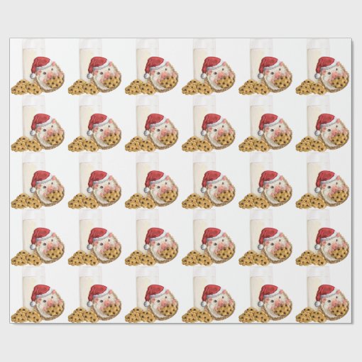 Christmas Cookie Hog Wrapping Paper | Zazzle