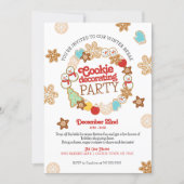 Christmas Cookie Kids Drop Off Party Invitation | Zazzle