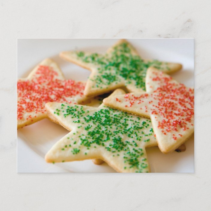 Christmas Cookies Holiday Postcard | Zazzle.com