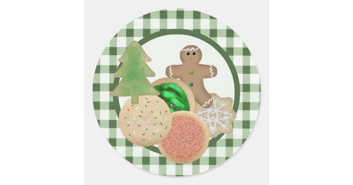 Christmas Cookies Sticker | Zazzle