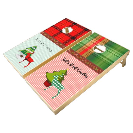 CHRISTMAS CORNHOLE CORNHOLE SET | Zazzle.com