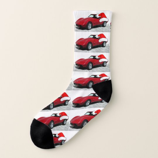Christmas Corvette Socks | Zazzle.com