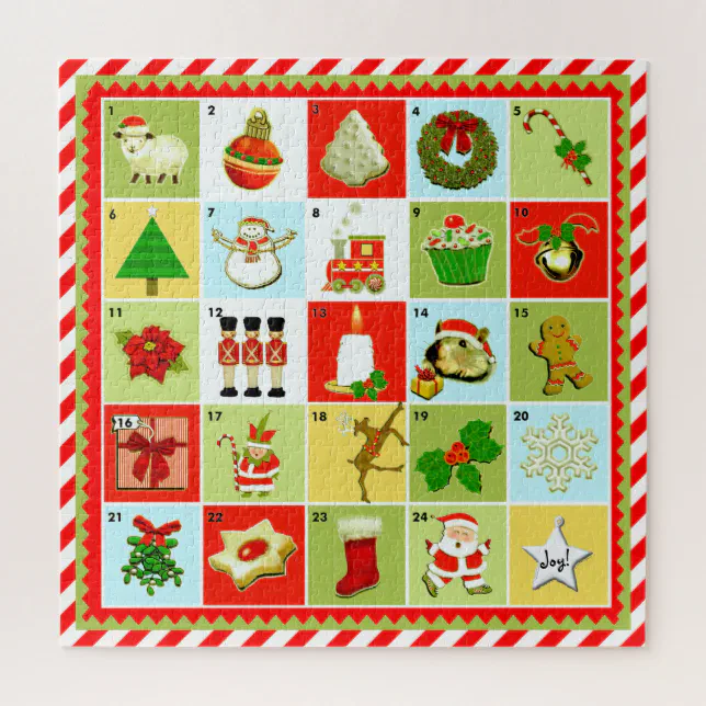 Christmas Countdown Jigsaw Puzzle | Zazzle