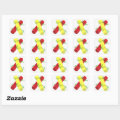 Christmas Crackers Square Sticker | Zazzle
