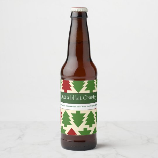 CHRISTMAS CUSTOM BEER LABELS | Zazzle.com