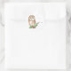 Christmas Cute Owl Gift Tag Sticker | Zazzle